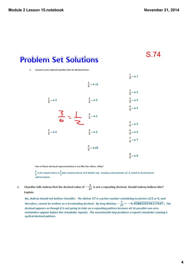 Module 2 lesson 15 | PDF