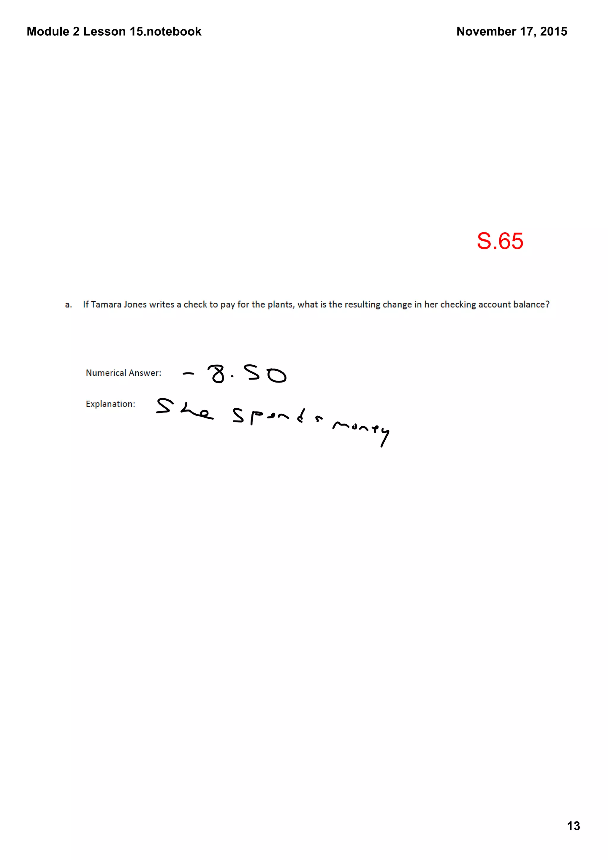 Module 2 lesson 15 | PDF