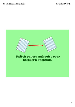 Module 2 lesson 15 | PDF