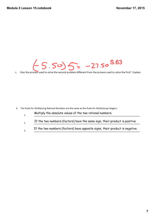 Module 2 lesson 15 | PDF