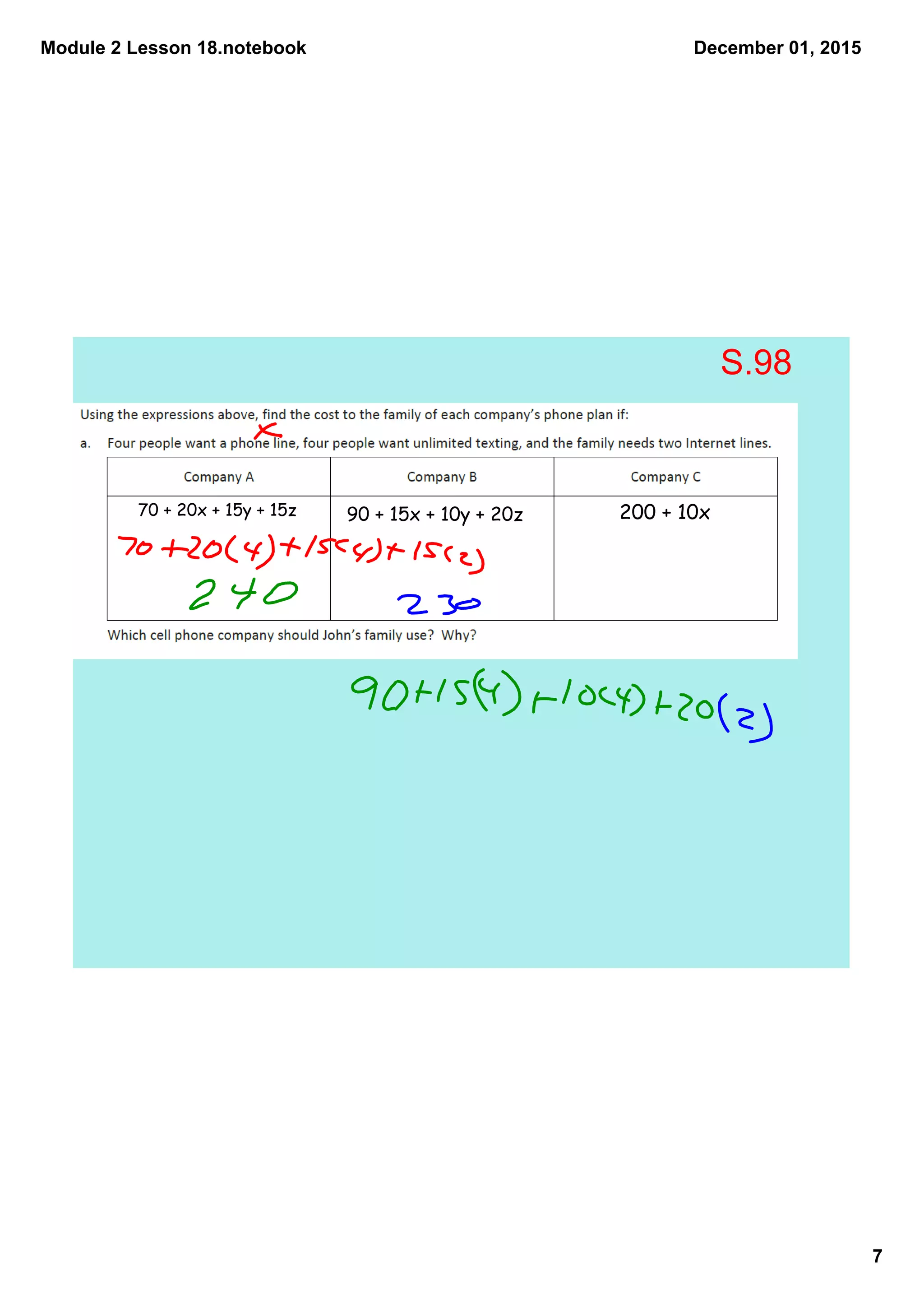Module 2 lesson 18 | PDF