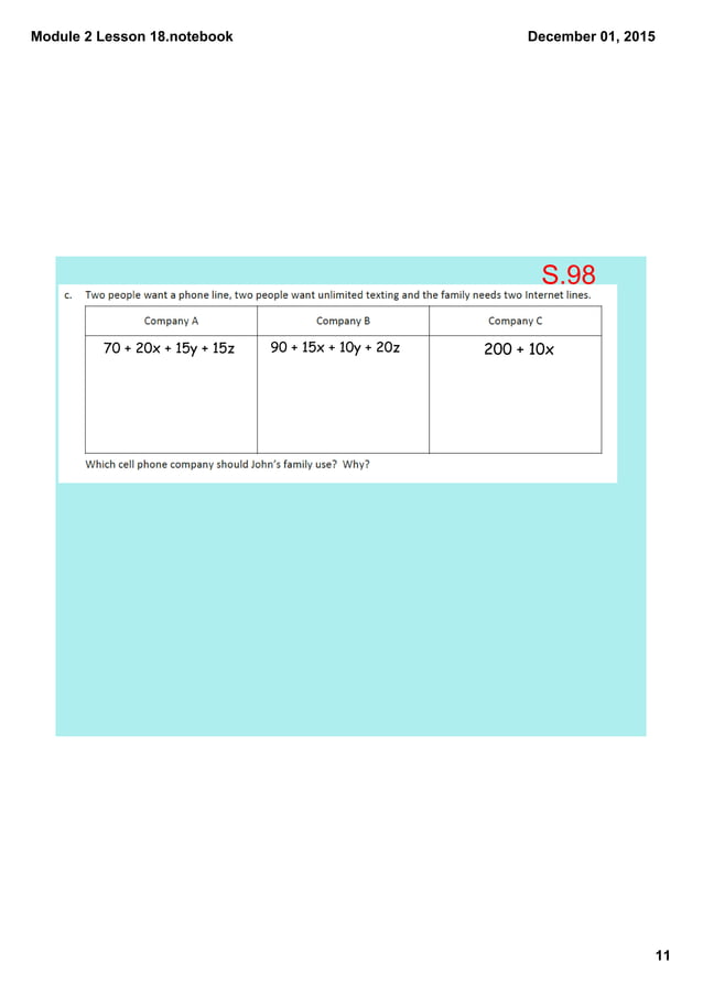 Module 2 lesson 18 | PDF
