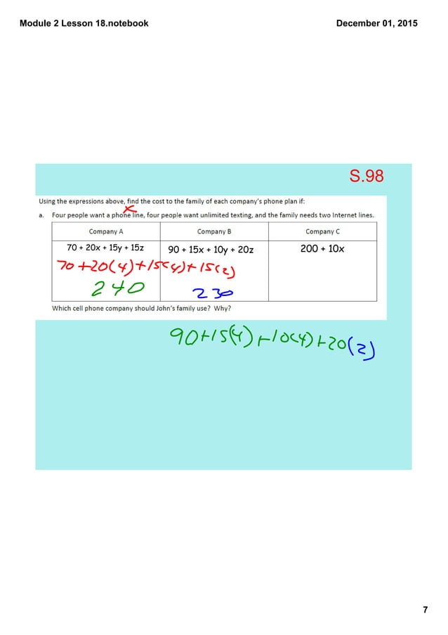 Module 2 lesson 18 | PDF