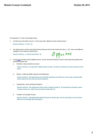 Module 2 lesson 2 | PDF