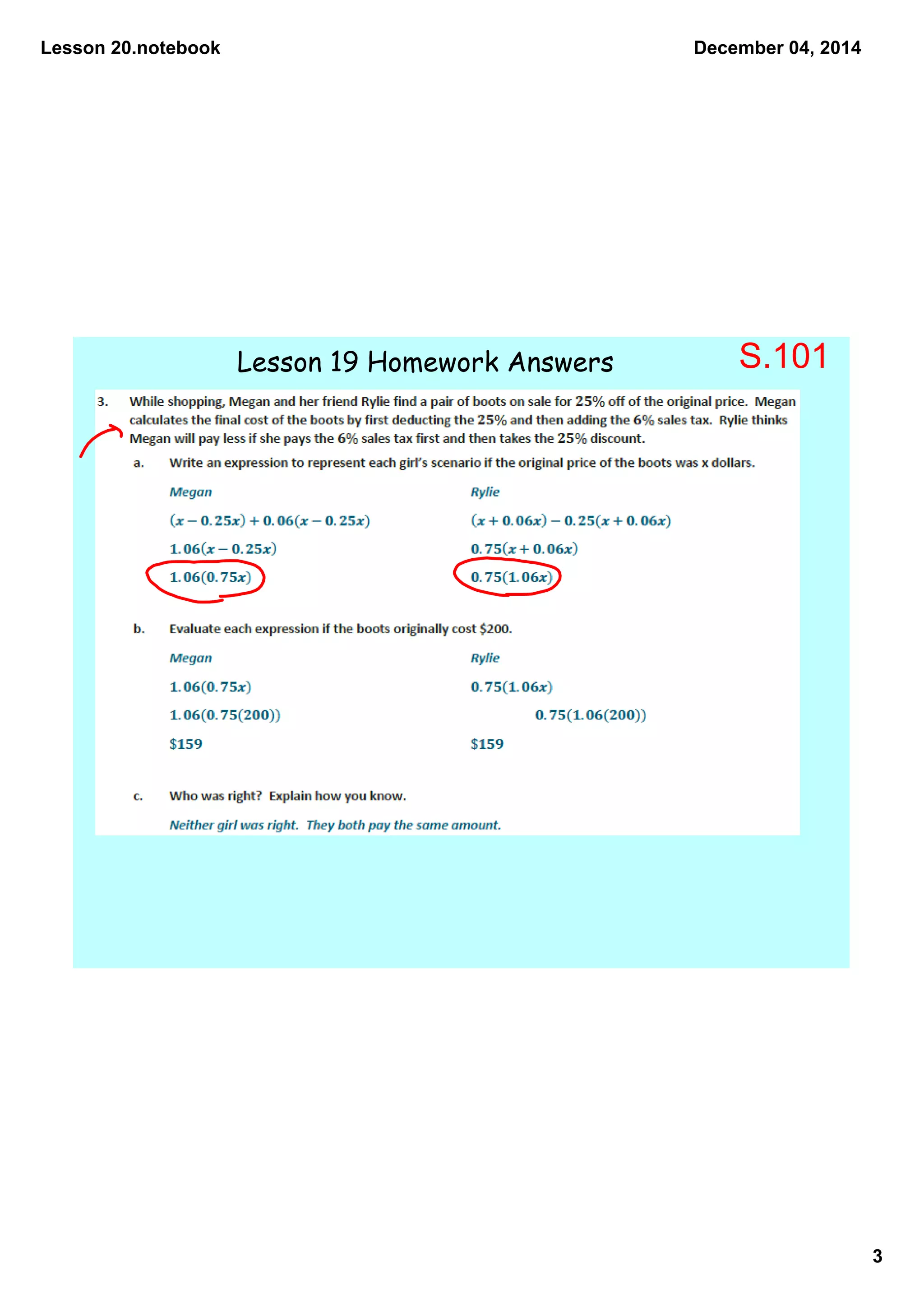 Module 2 lesson 20 | PDF