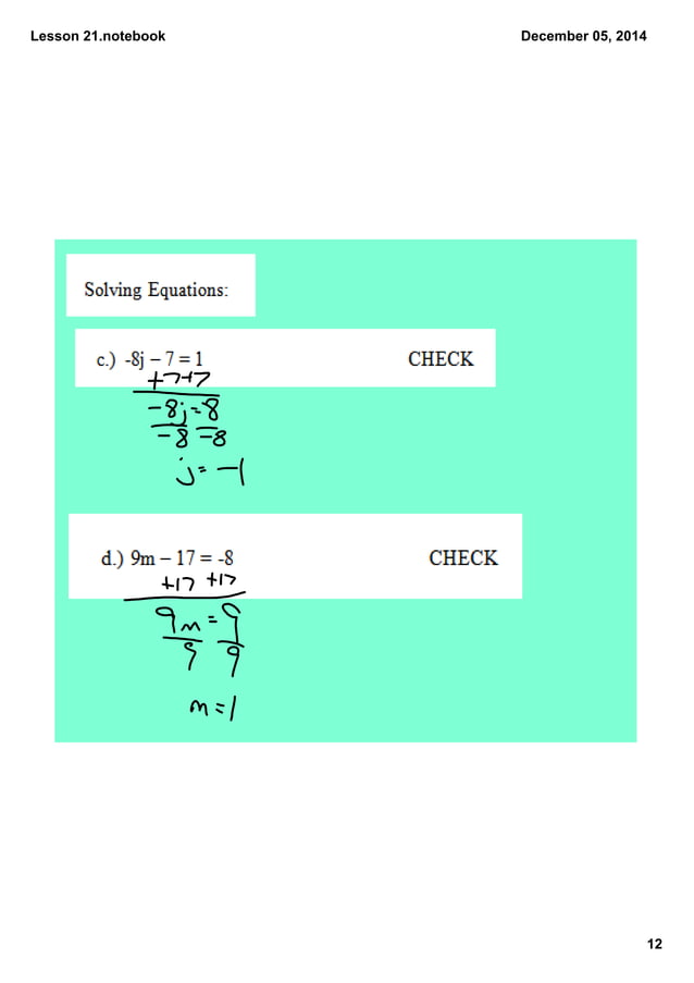 Module 2 lesson 21 | PDF