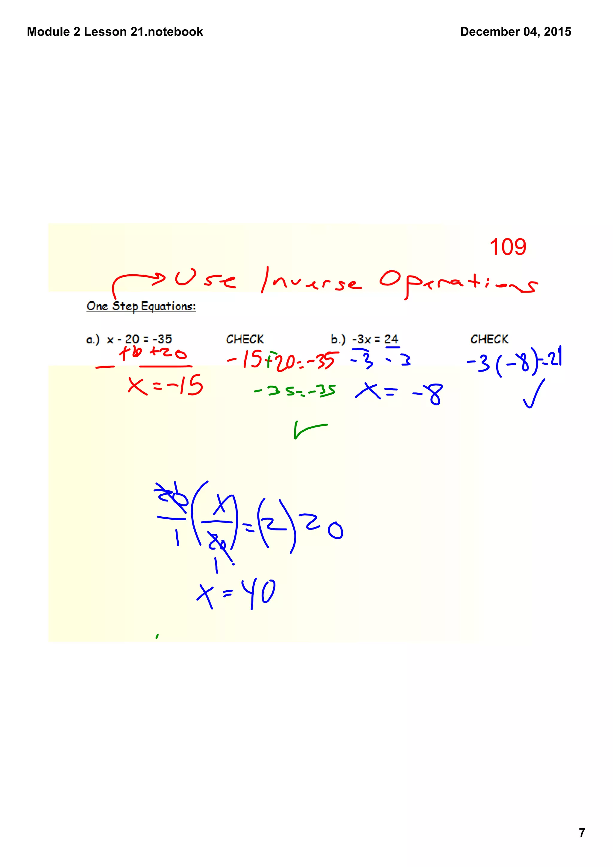 Module 2 lesson 21 | PDF