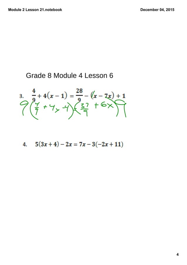 Module 2 lesson 21 | PDF