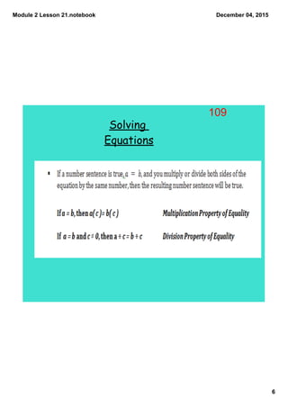 Module 2 lesson 21 | PDF