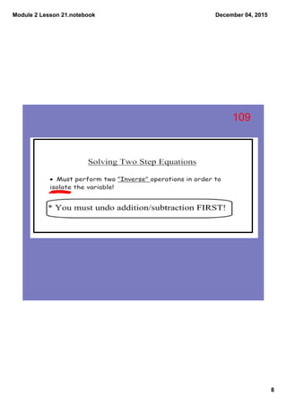 Module 2 lesson 21 | PDF