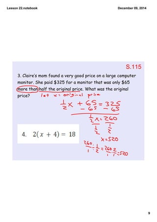 Module 2 lesson 22 | PDF | Homework and Study | Education