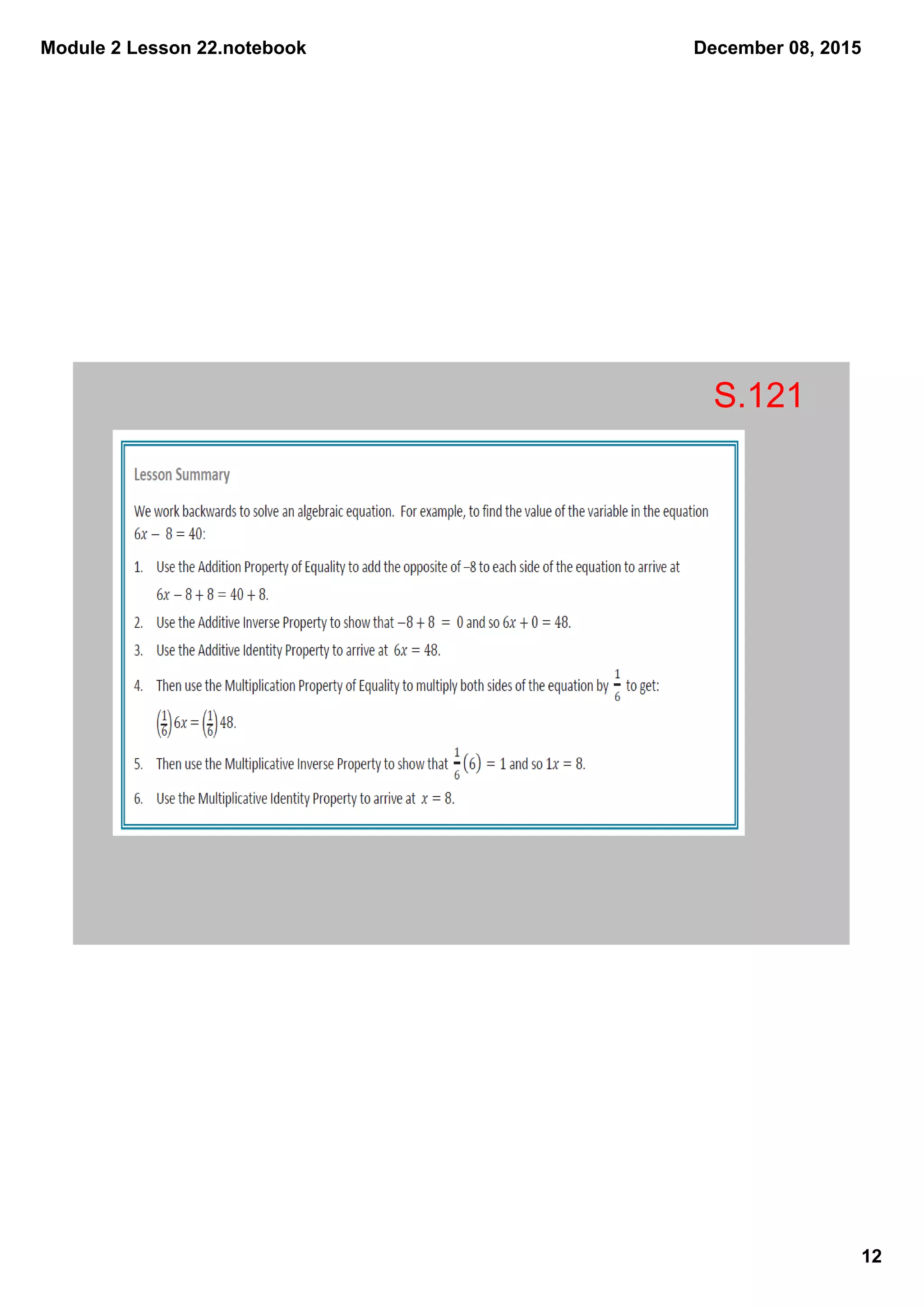 Module 2 lesson 22 | PDF | Homework and Study | Education