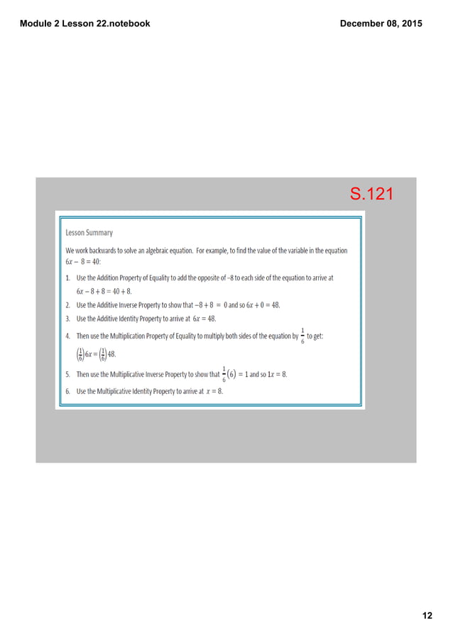 Module 2 lesson 22 | PDF | Homework and Study | Education