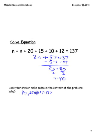 Module 2 lesson 22 | PDF | Homework and Study | Education