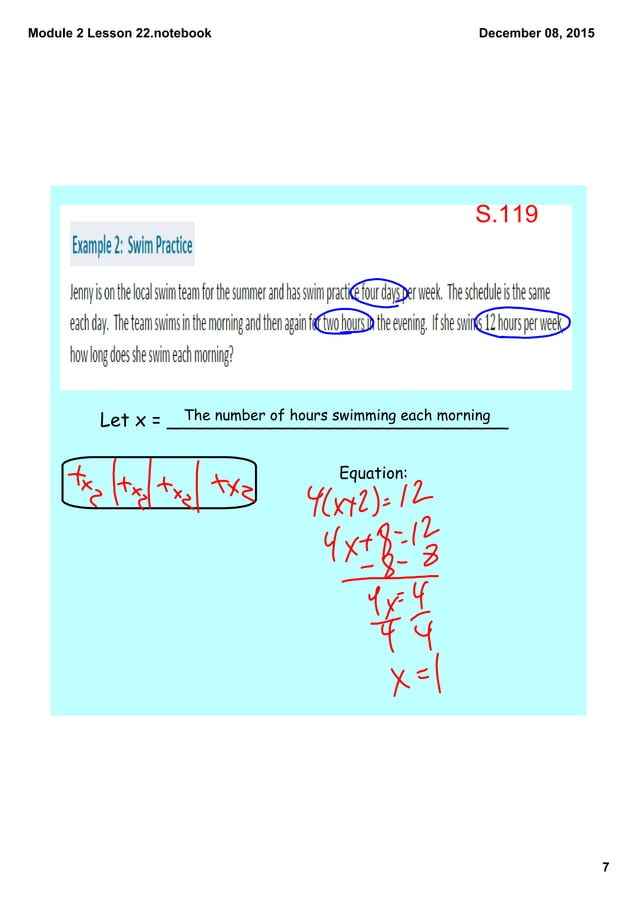 Module 2 lesson 22 | PDF | Homework and Study | Education