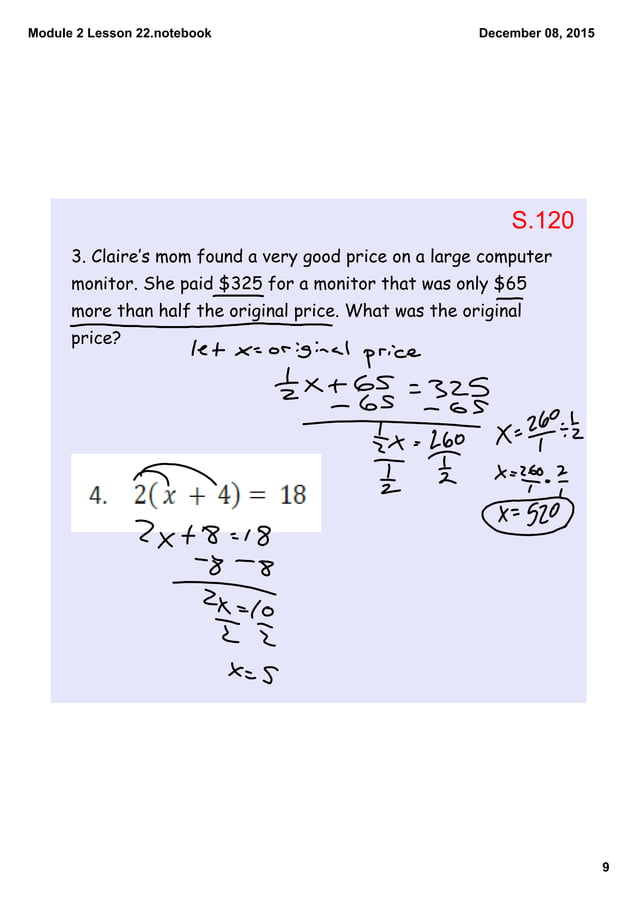 Module 2 lesson 22 | PDF | Homework and Study | Education