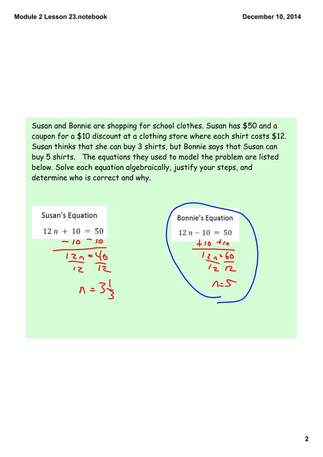 Module 2 lesson 23 | PDF