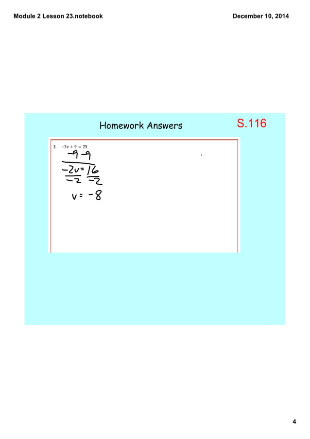 Module 2 lesson 23 | PDF