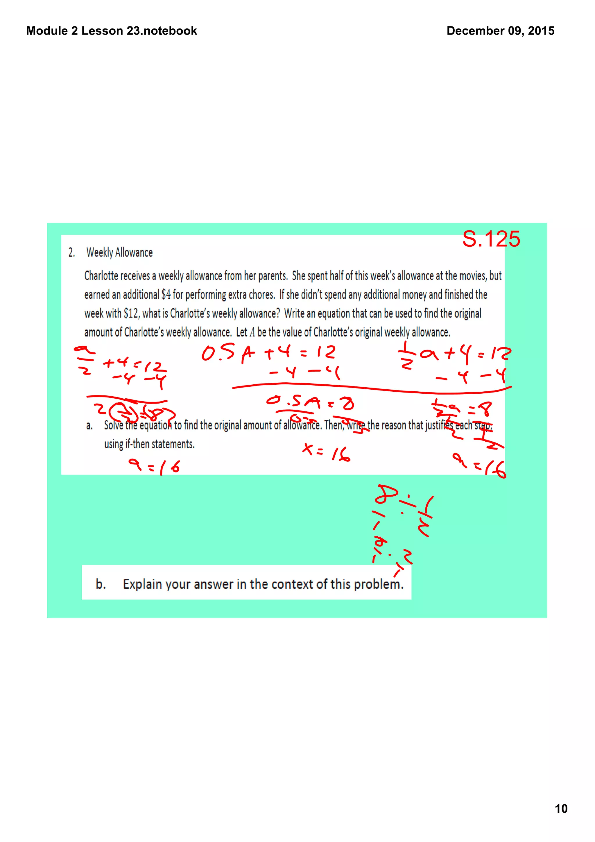Module 2 lesson 23 | PDF
