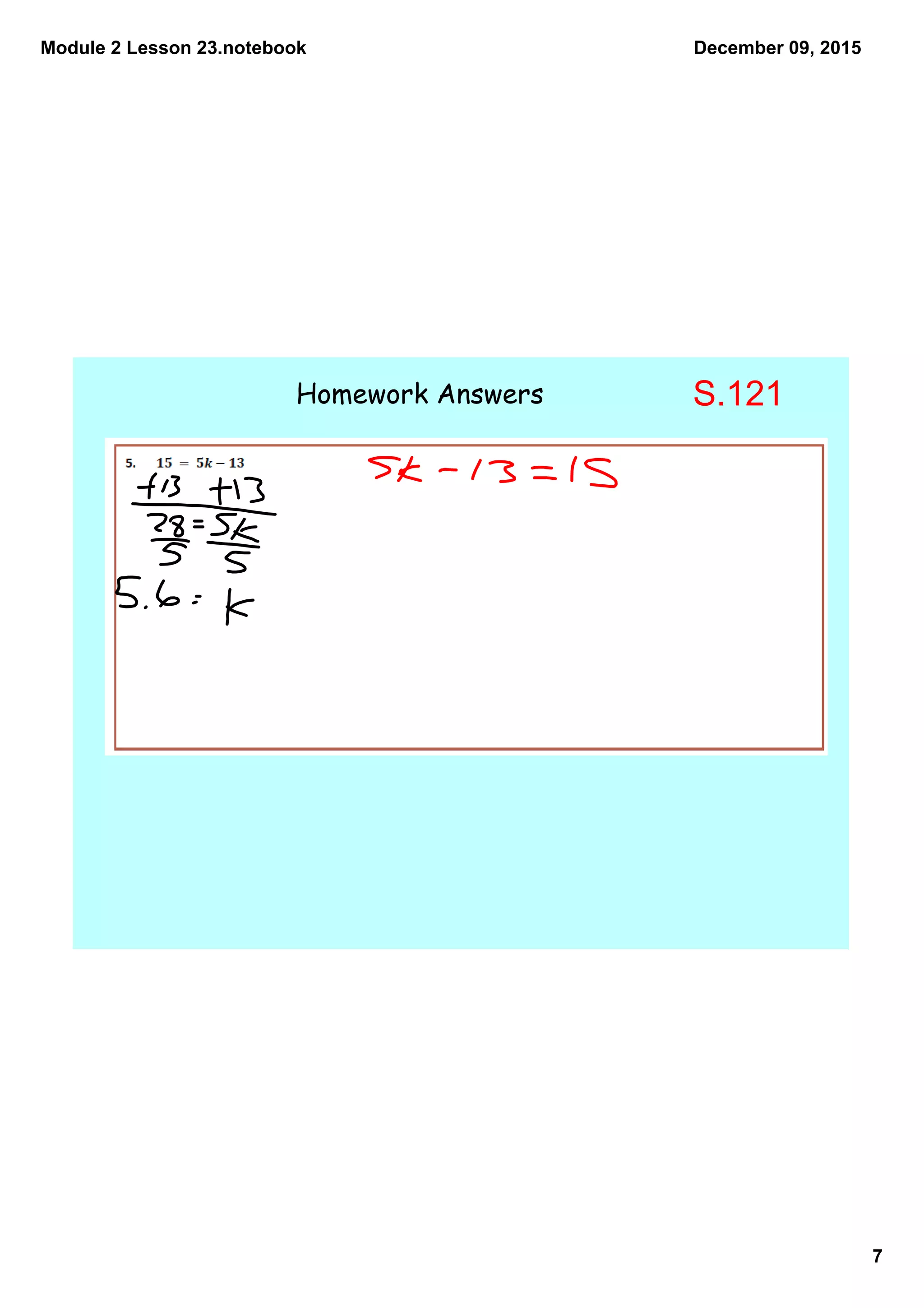 Module 2 lesson 23 | PDF