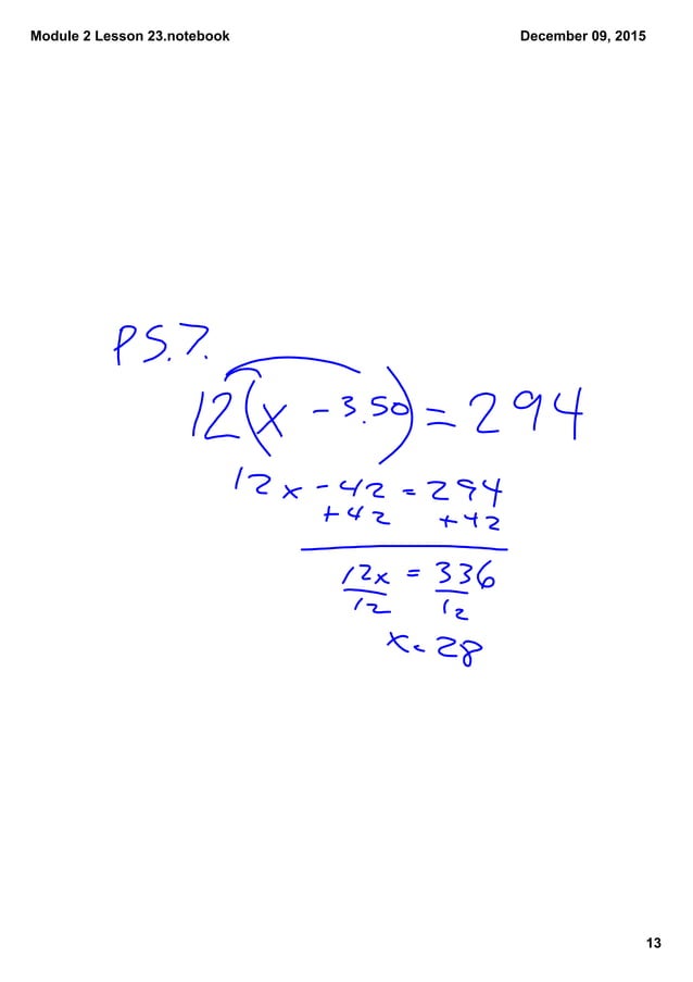 Module 2 lesson 23 | PDF