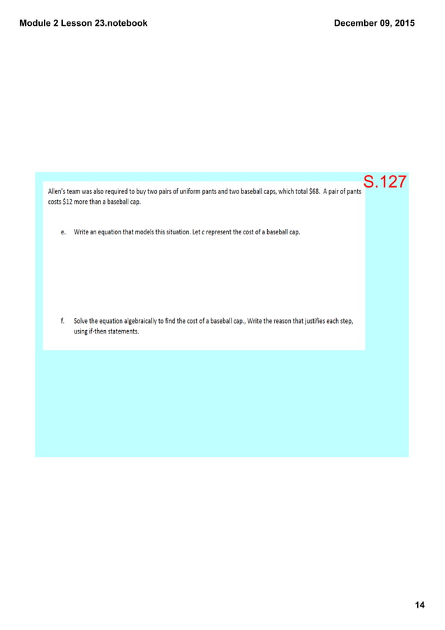 Module 2 lesson 23 | PDF