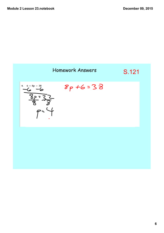 Module 2 lesson 23 | PDF