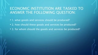 Module 2 lesson 3:CULTURAL, SOCIAL AND POLITICAL INSTITUTION | PPTX