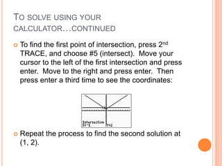 Solving Systems of Equations and Inequalities by Graphing | PPTX