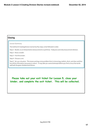 Module 2 lesson 5 | PDF | Educational Assessment | Education