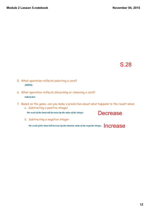 Module 2 lesson 5 | PDF