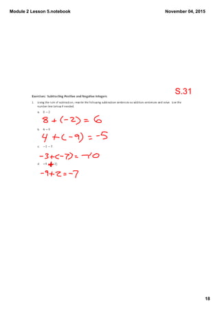 Module 2 lesson 5 | PDF