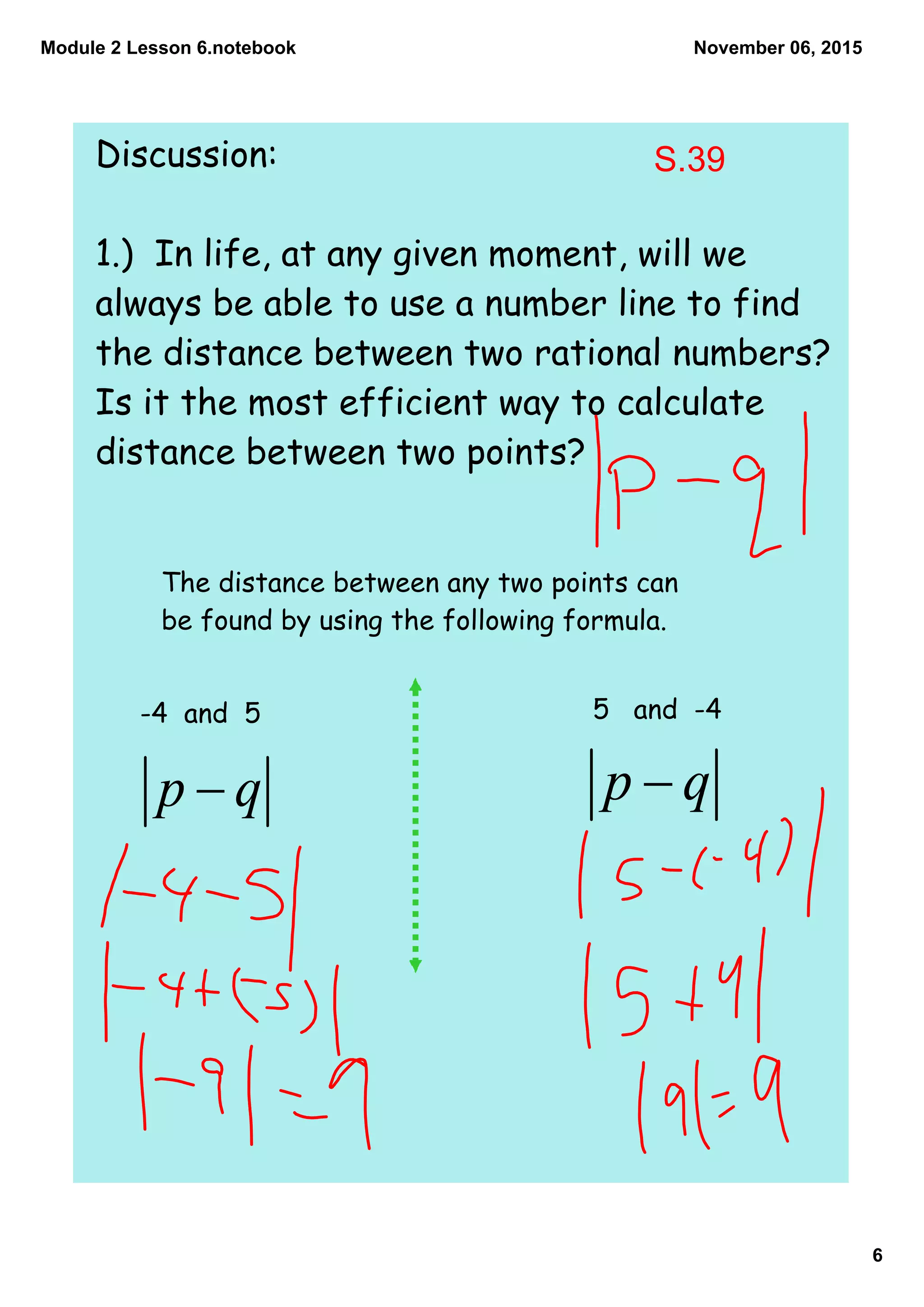 Module 2 lesson 6 | PDF