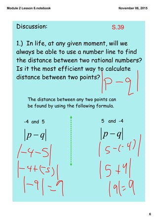 Module 2 lesson 6 | PDF