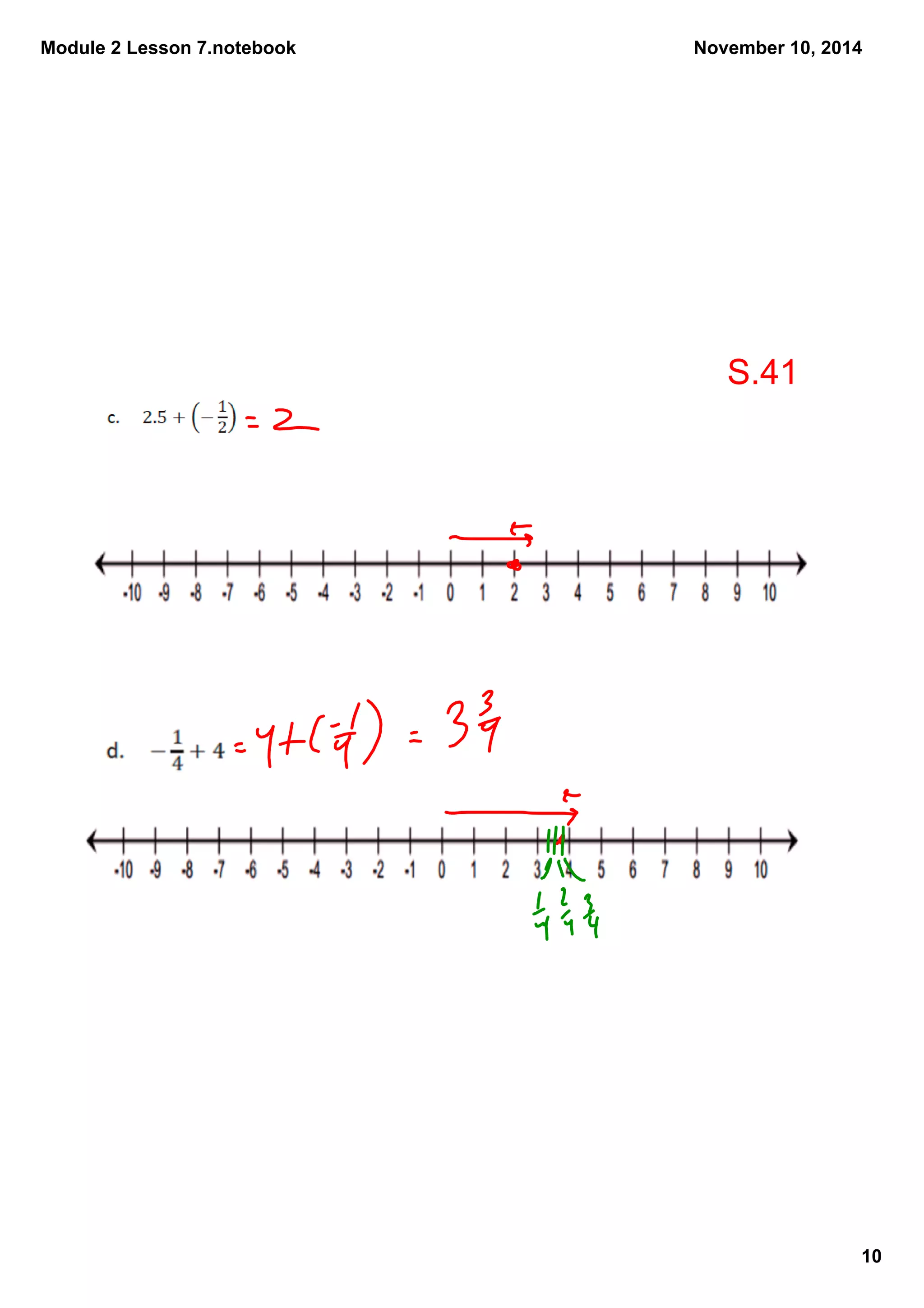 Module 2 lesson 7 | PDF