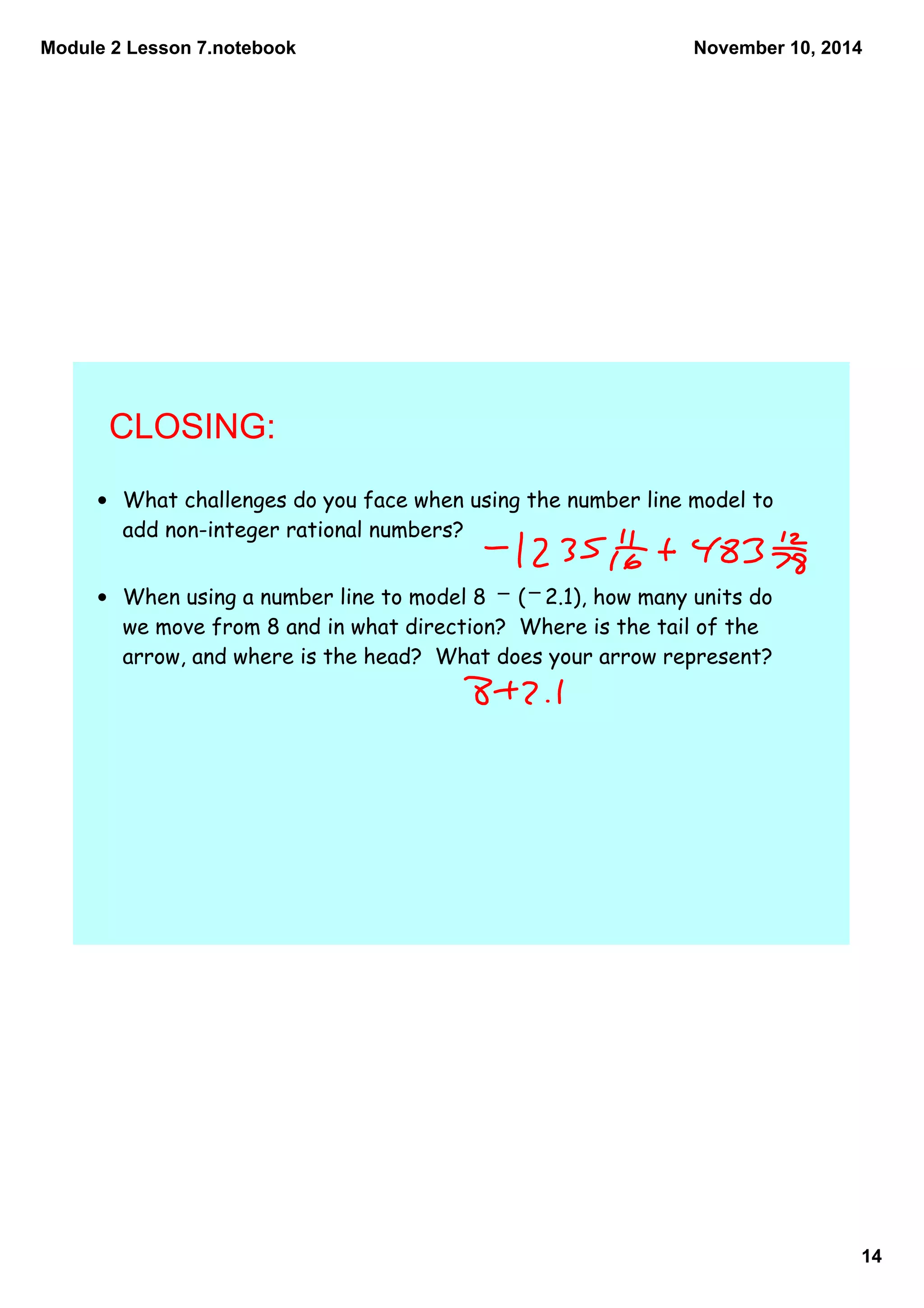 Module 2 lesson 7 | PDF