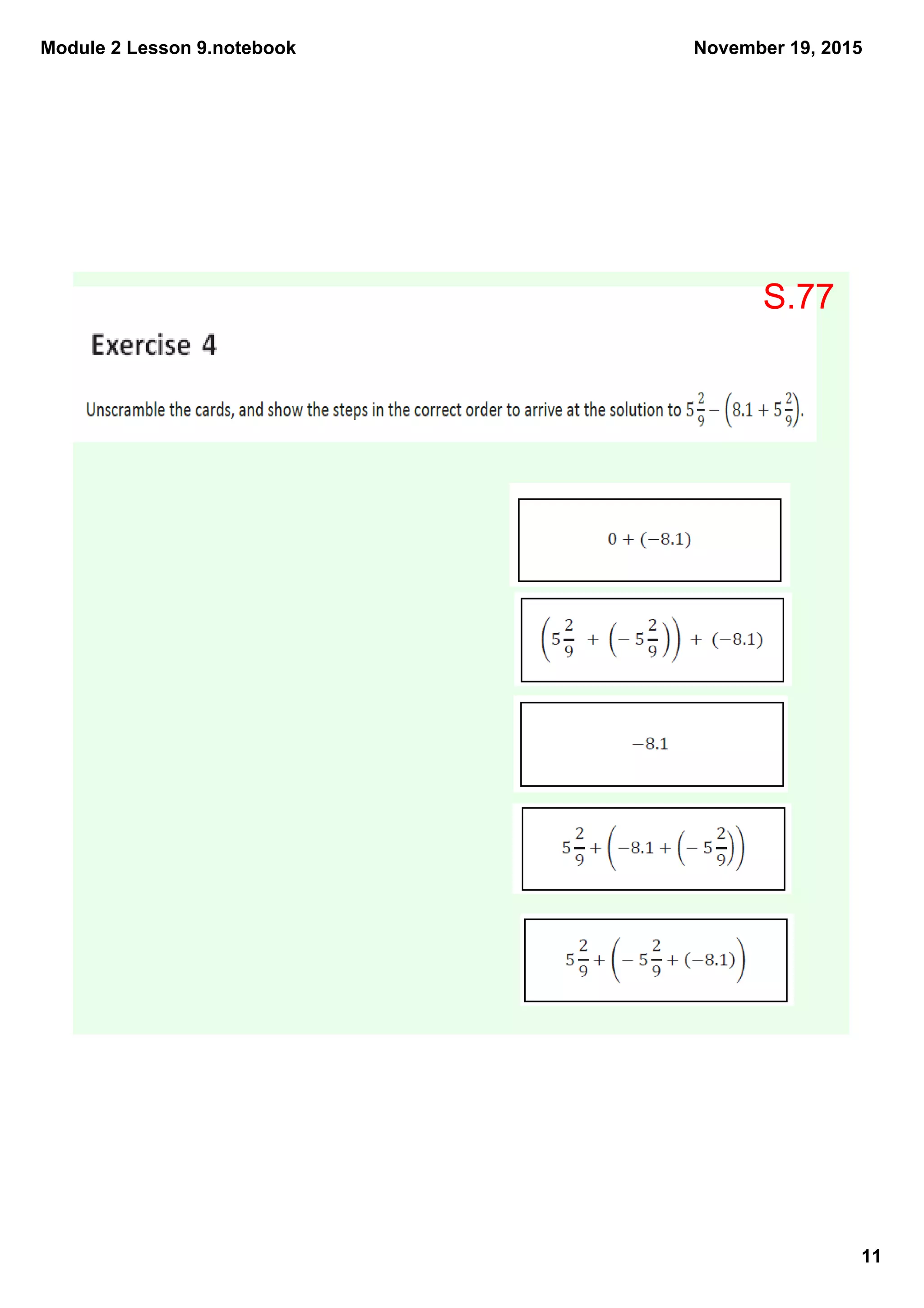 Module 2 lesson 9 | PDF | Homework and Study | Education