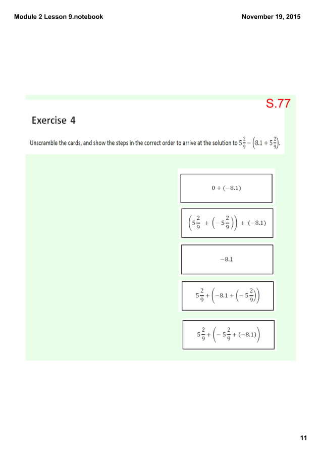 Module 2 lesson 9 | PDF | Homework and Study | Education