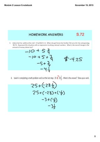 Module 2 lesson 9 | PDF | Homework and Study | Education