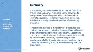 Module 2 lesson unk accounting finance and banking | PPTX | Business ...