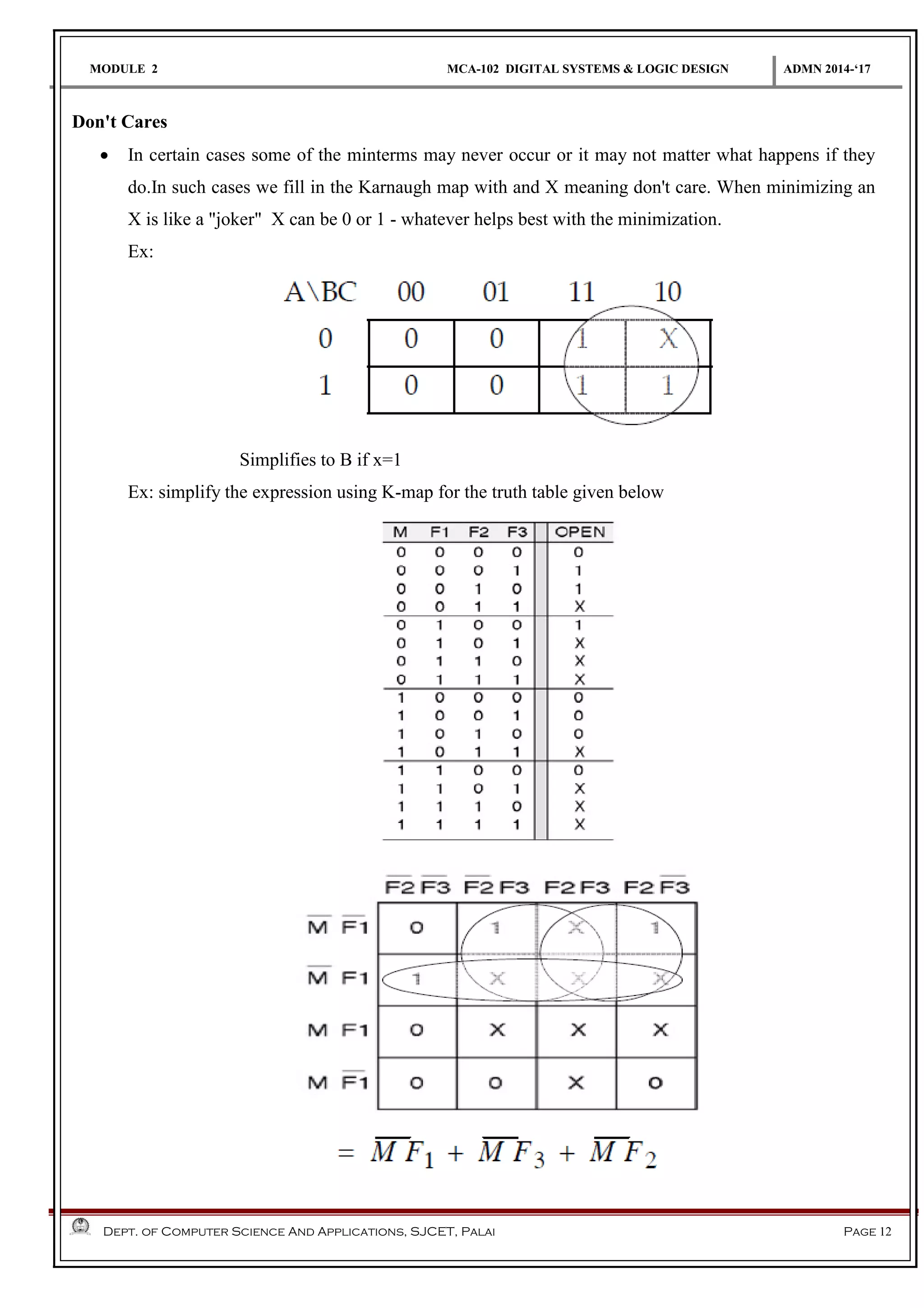 Module 2 logic gates | PDF