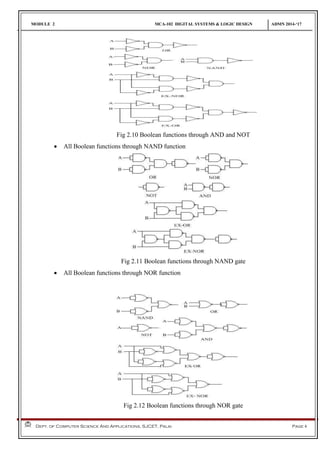 Module 2 logic gates | PDF