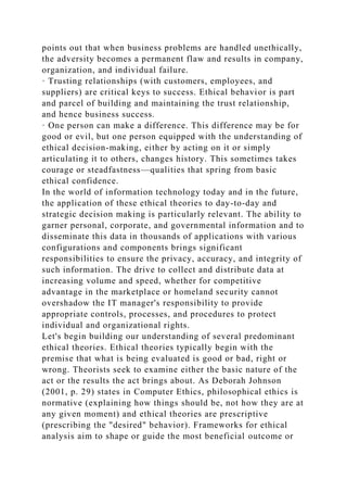 Module 2 Methods of Ethical AnalysisApplication of Ethical Theo.docx