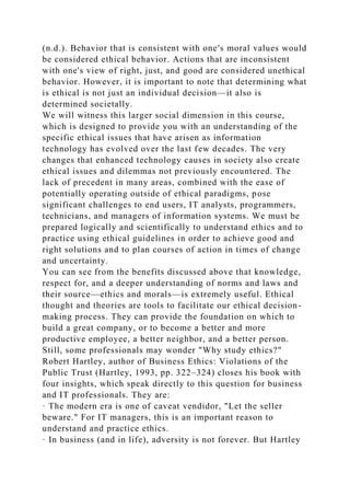 Module 2 Methods of Ethical AnalysisApplication of Ethical Theo.docx