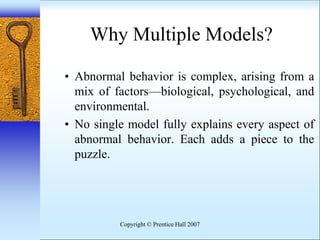 Module 2 Models of Abnormality (Abnormal Psy) | PDF