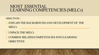 MODULE_2_MOST_ESSENTIAL_LEARNING_COMPETE.pptx | Education industry ...