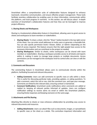 Module 2 Navigating Smartsheet Interface | PDF