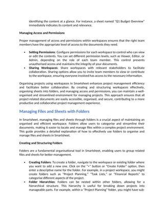 Module 2 Navigating Smartsheet Interface | PDF