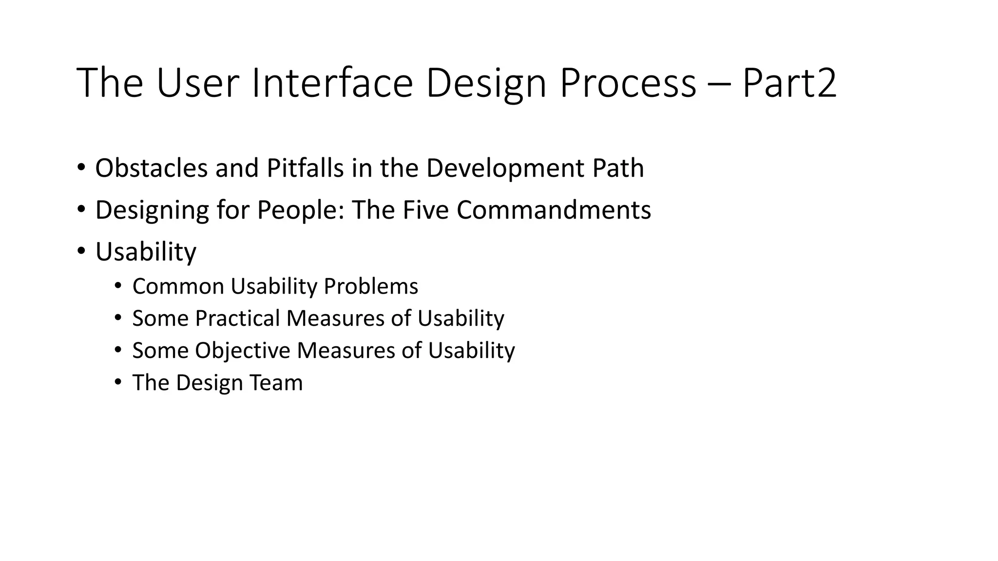 Module 2nd USER INTERFACE DESIGN (15CS832) - VTU | PPTX