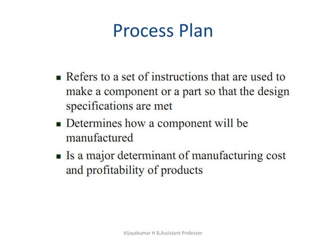 Computerized process planning system | PPT